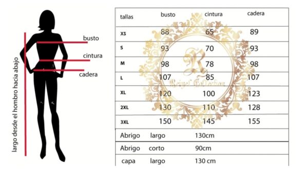 Medidas - Reiyelcollection